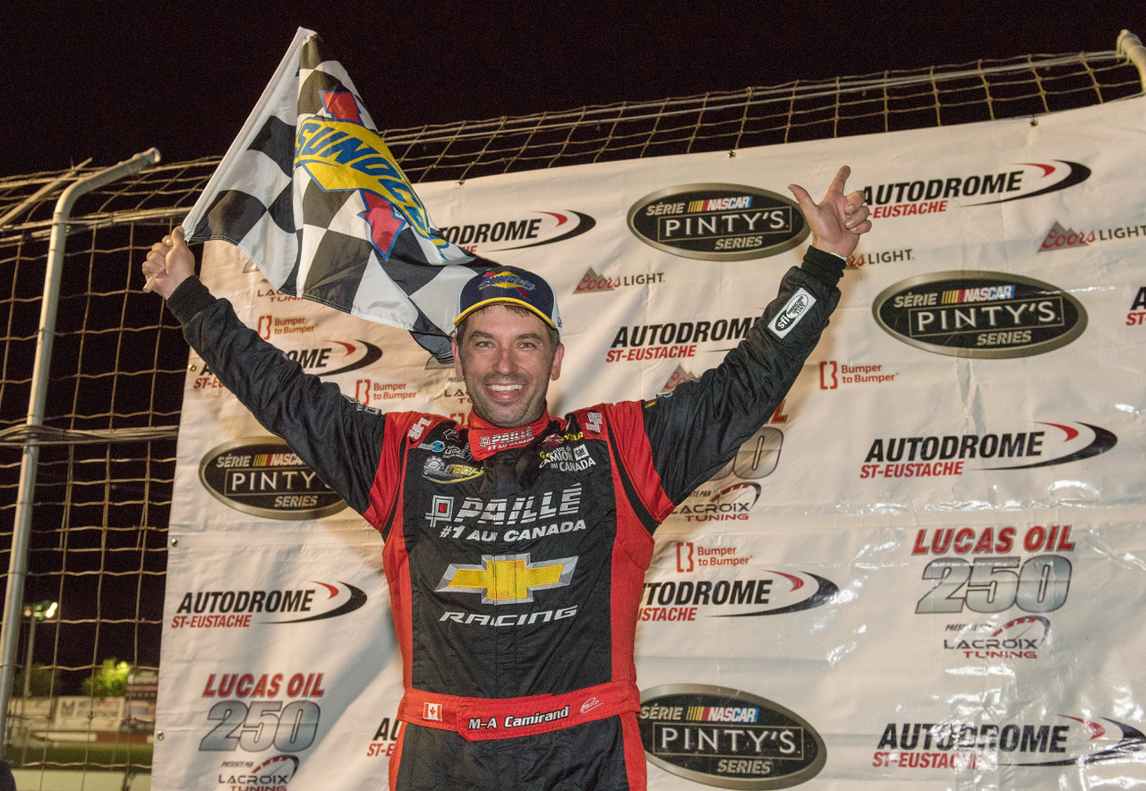 Camirand remporte une première victoire en NASCAR Pinty's - Le Courrier Sud
