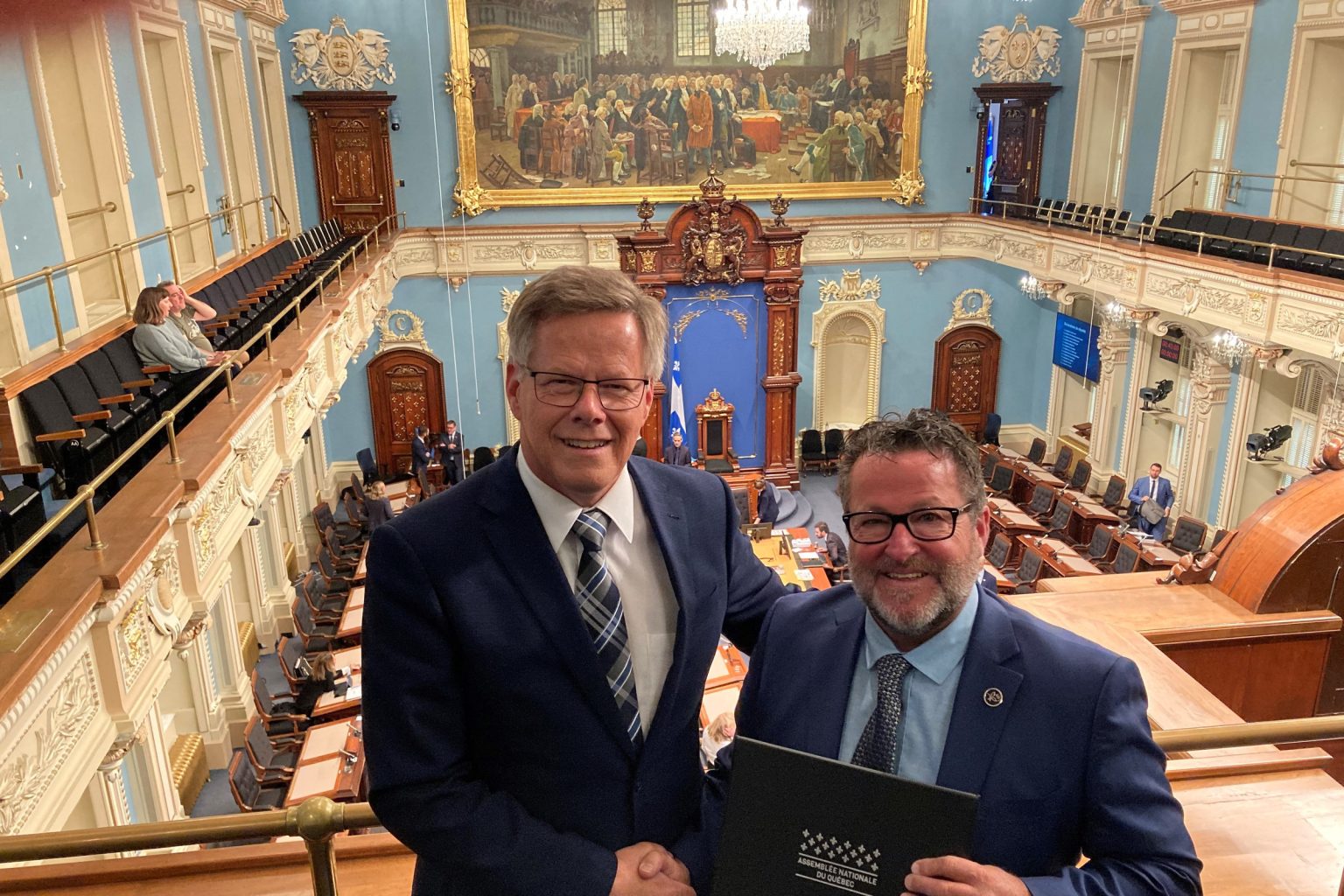 Donald Martel rend hommage à Marc Rochette à l'Assemblée nationale - Le ...