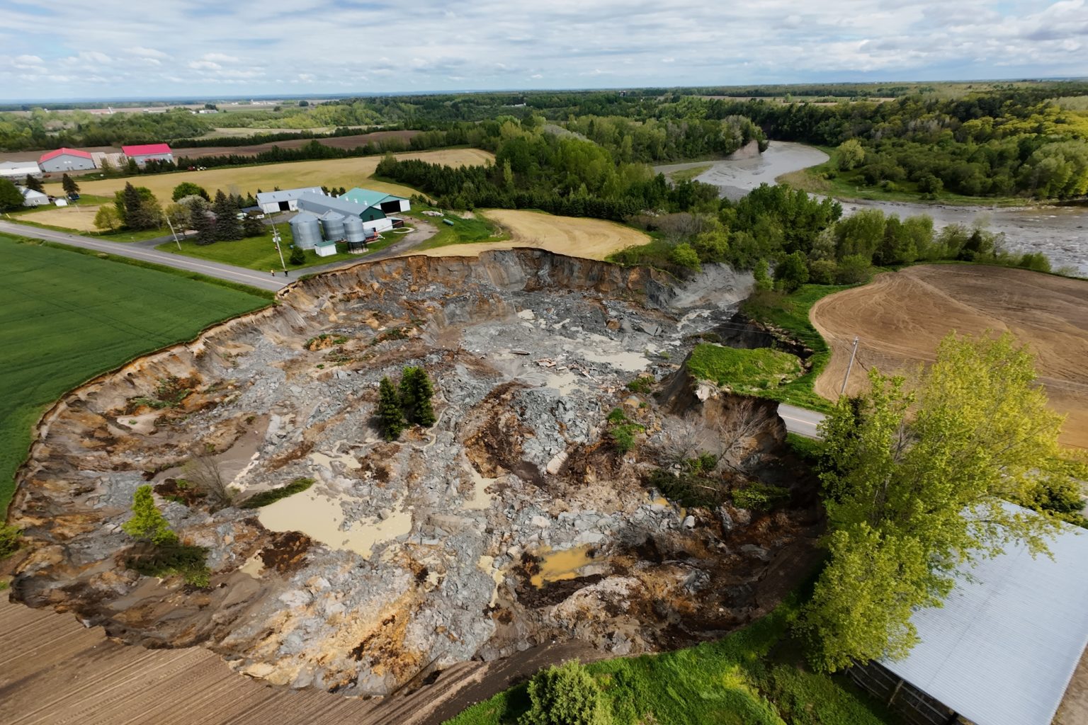 Glissement de terrain à Sainte-Monique: une impression de déjà-vu - Le ...